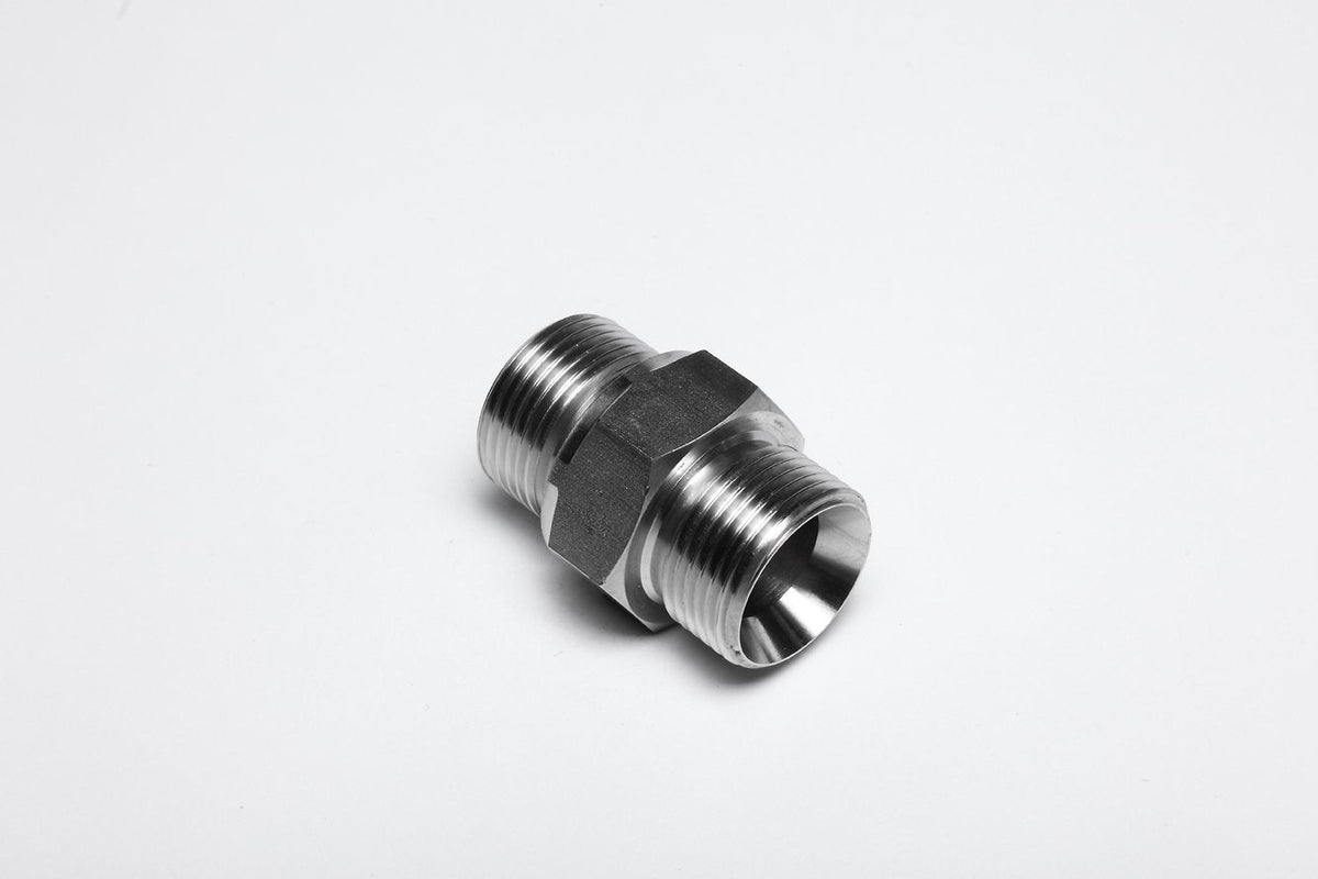 1" BSPP CONE SEAT x 1" BSPP O-RING MALE / MALE ADAPTOR-ACO-2BP-16 ...
