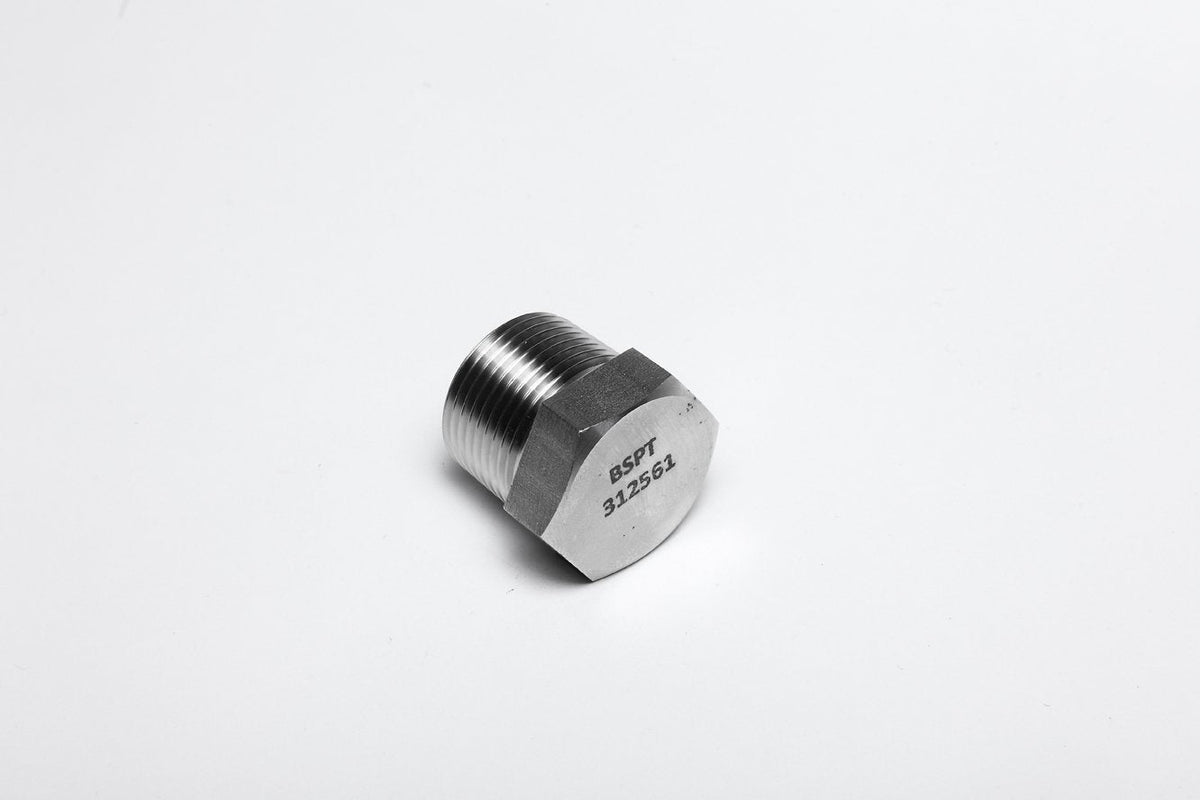 1.1/4" BSPT HEX HEAD PLUG-HP-150-20 — Custom Fittings