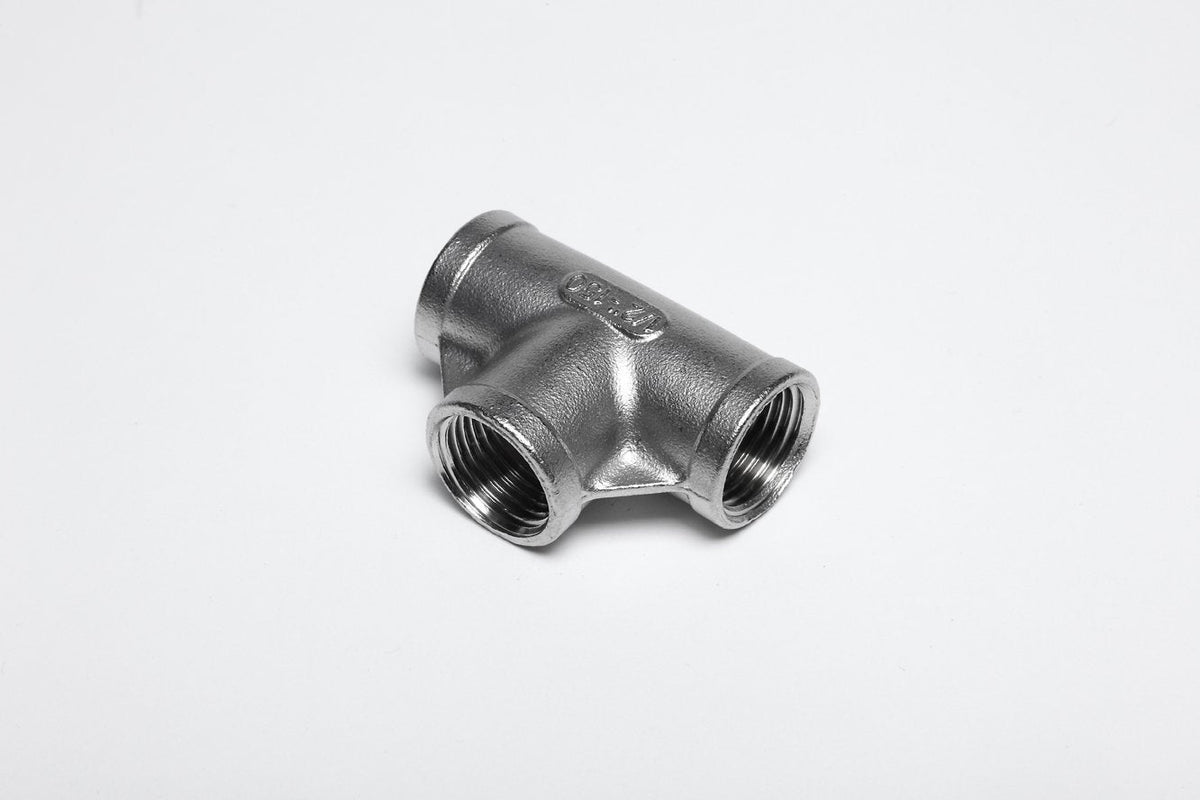 1/2" BSP 150 LB FEMALE EQUAL TEE-ET-150-08 — Custom Fittings